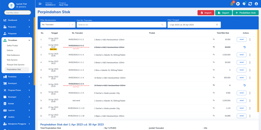 Input Data Stok Awal - Blog Apotek Digital