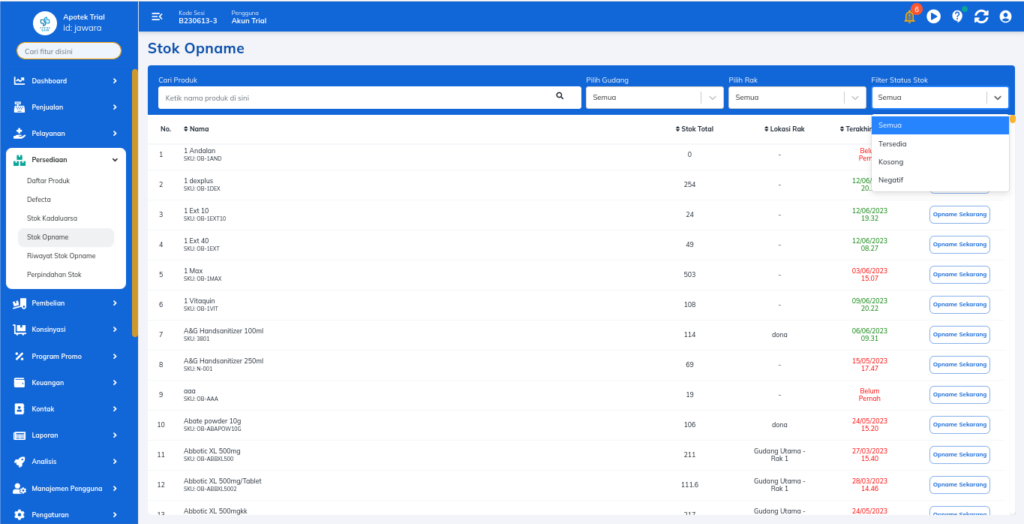 Melakukan Stok Opname Blog Apotek Digital